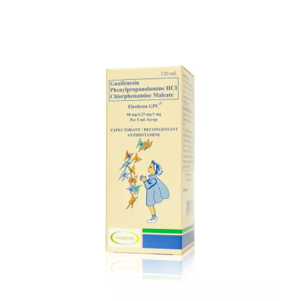 Eleobron GPC Guaifenesin / Phenylpropanolamine / Chlorphenamine 50mg ...
